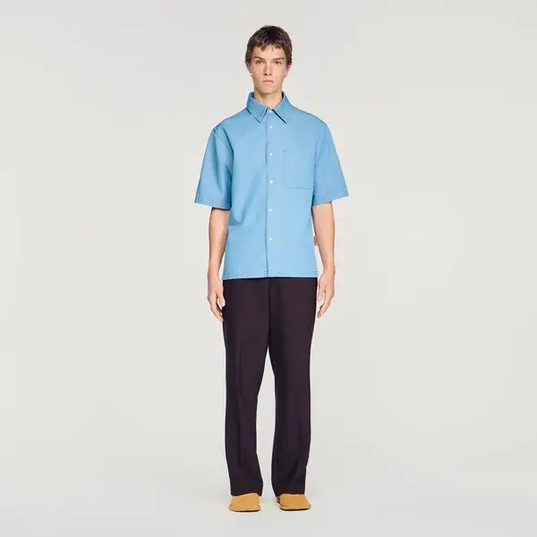 Sandro Loose-fit Faded Shirt