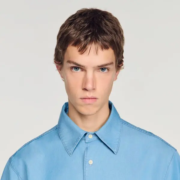 Sandro Loose-fit Faded Shirt