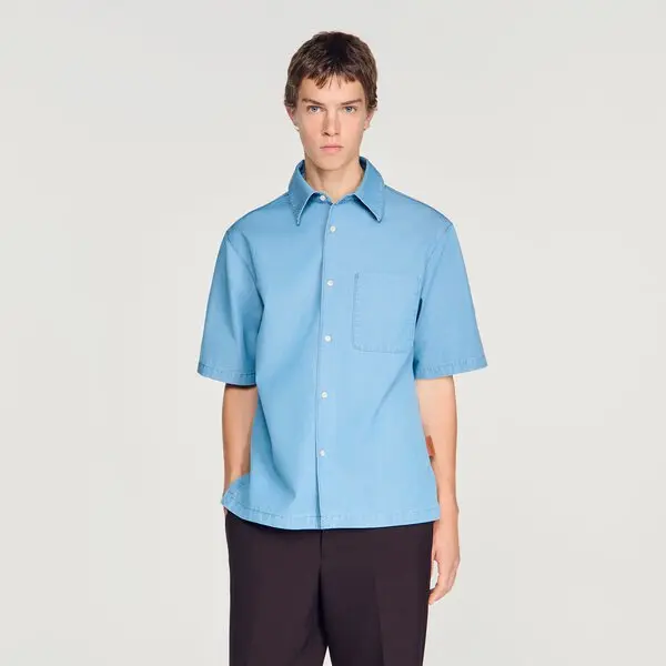 Sandro Loose-fit Faded Shirt