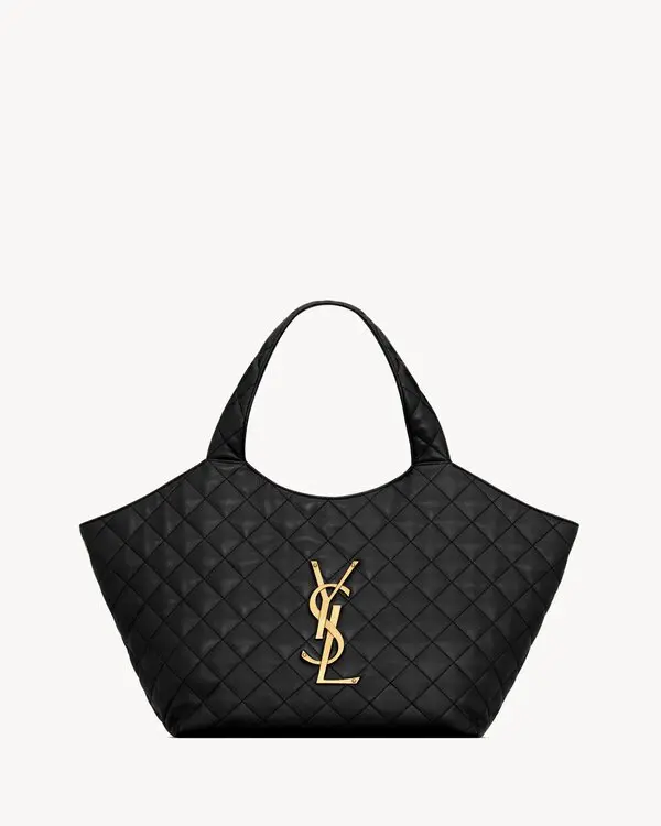 Saint Laurent Icare Medium In Quilted Nappa
