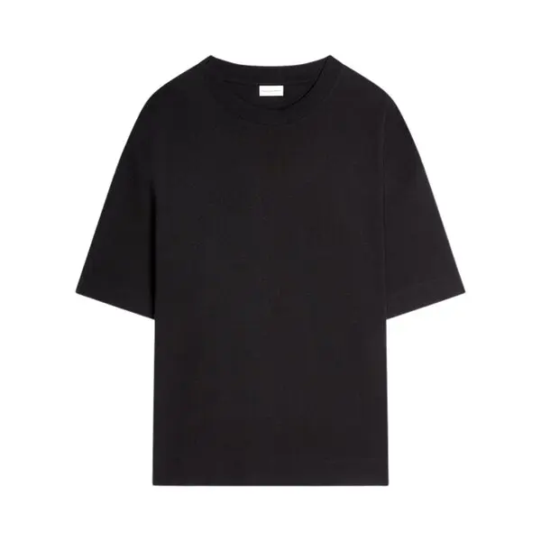 Dries Van Noten Heavy Jersey Short-sleeve T-shirt - Black