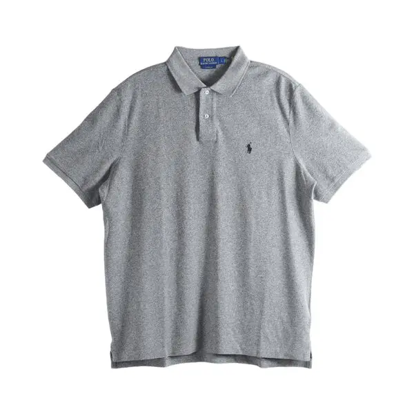 Polo Ralph Lauren Classic Fit Short-sleeve Mesh Polo 'canterbury Heather - Grey