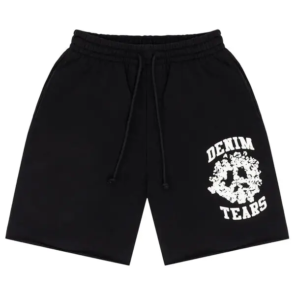 DENIM TEARS University Shorts /white - Black