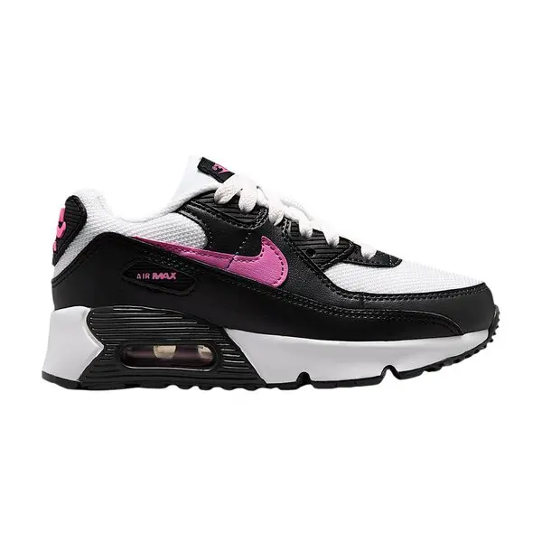 Nike Air Max 90 Ps 'white Anthracite - Black