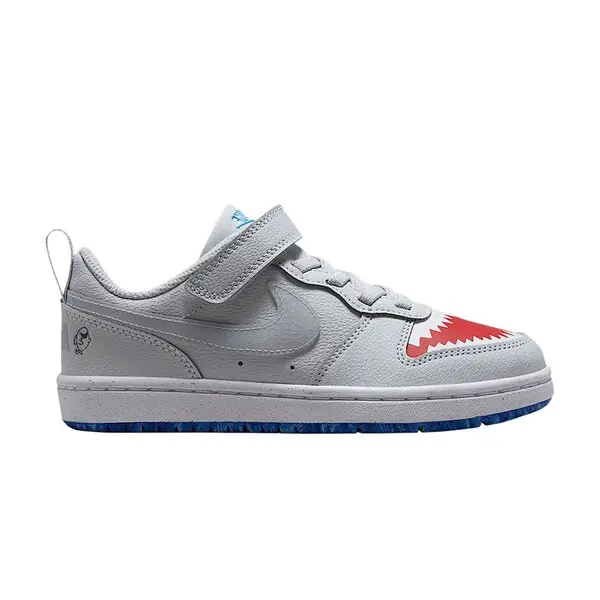 Nike Court Borough Low Ps 'pure Platinum - Grey