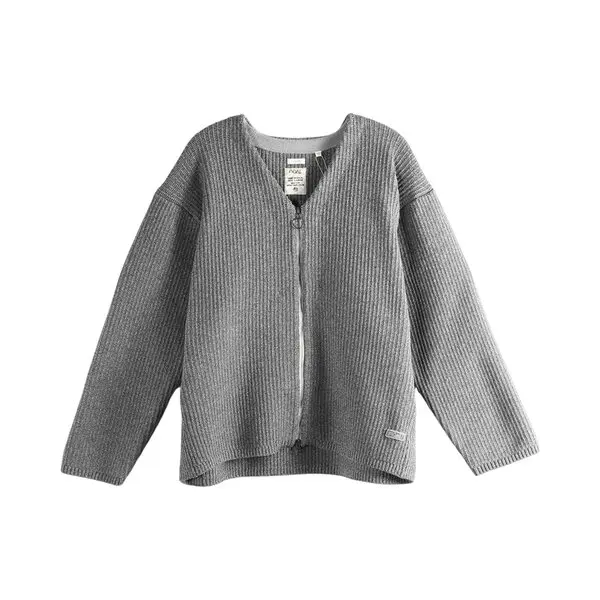 Nanamica 5g Zip Cardigan - Grey