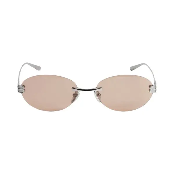 Balenciaga Sunglasses 'ruthenium - Brown