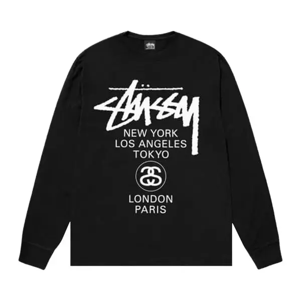 StÜssy World Tour Long-sleeve Tee