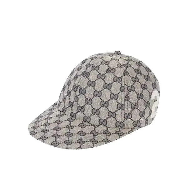 Gucci Gg Canvas Baseball Cap 'beige/navy - Tan