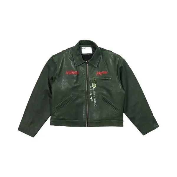 PALY HOLLYWOOD I Am Not Ashamed Leather Work Jacket
