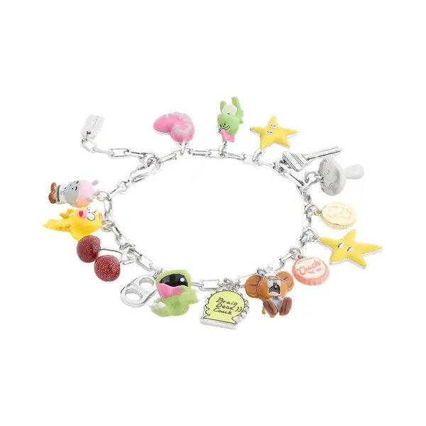 BRAIN DEAD X Coach Charm Bracelet Multicolor - Silver