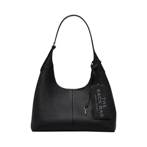 Marc Jacobs The Belted Sack Leather Bag - Black