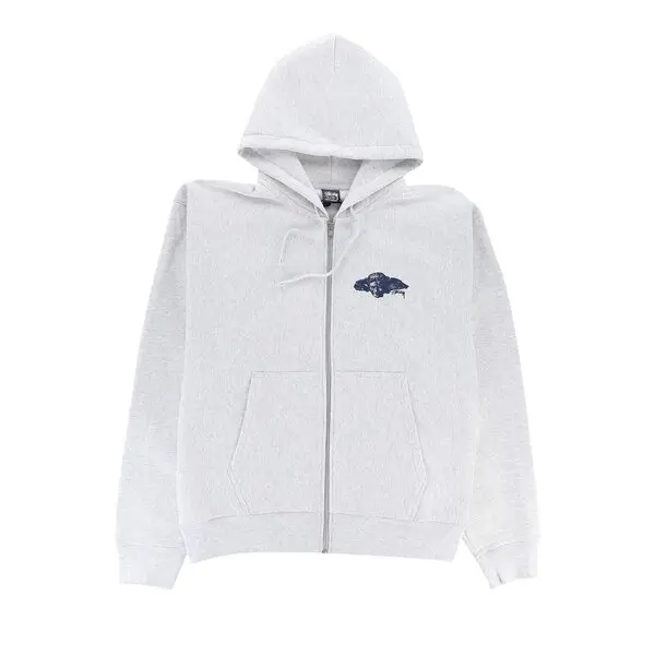 StÜssy Hypnos Zip Hood 'ash Heather