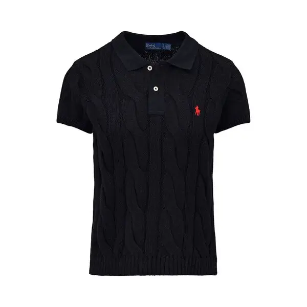 Polo Ralph Lauren Cable Knit Polo Shirt 'polo