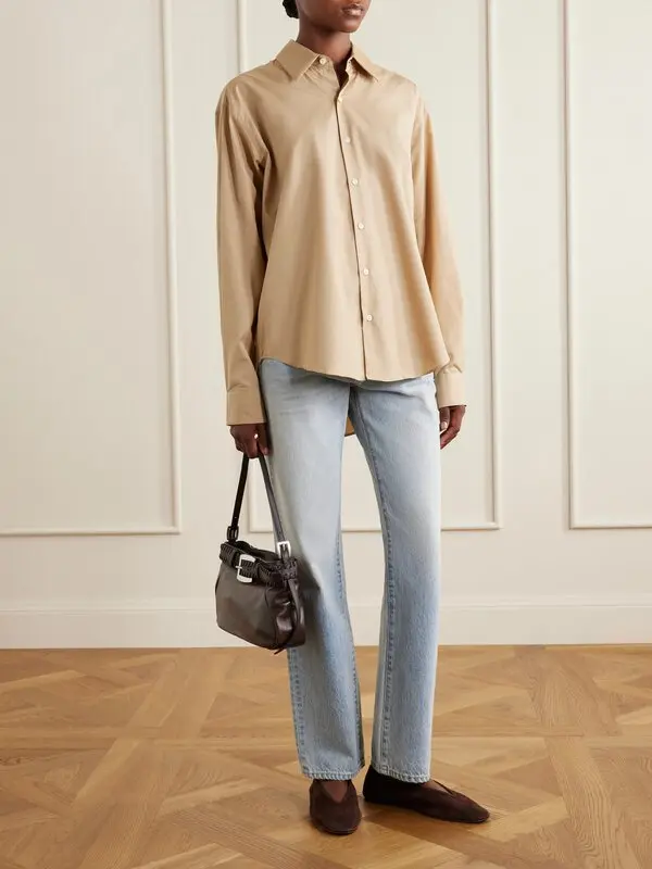 Staud Staut Brooklyn Belted Leather Shoulder Bag - Brown
