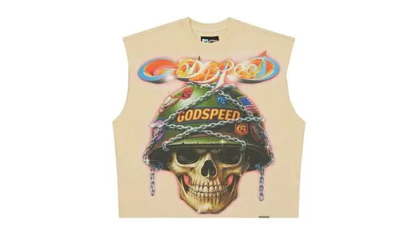 GODSPEED Badges Of Honor Sleeveless T-shirt - Bone