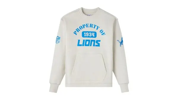 OVO X Nfl Detroit Lions Crewneck Sweatshirt