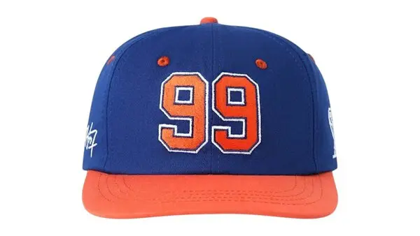 OVO X Wayne Gretzky 99 The Great One Baseball Cap - Blue