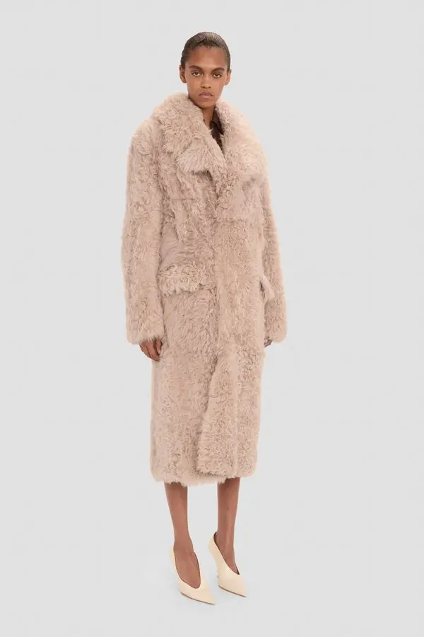 Victoria Beckham Shearling Coat