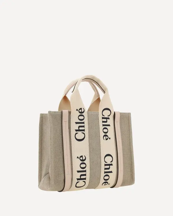 Chloé Woody Tote Bag - Brown