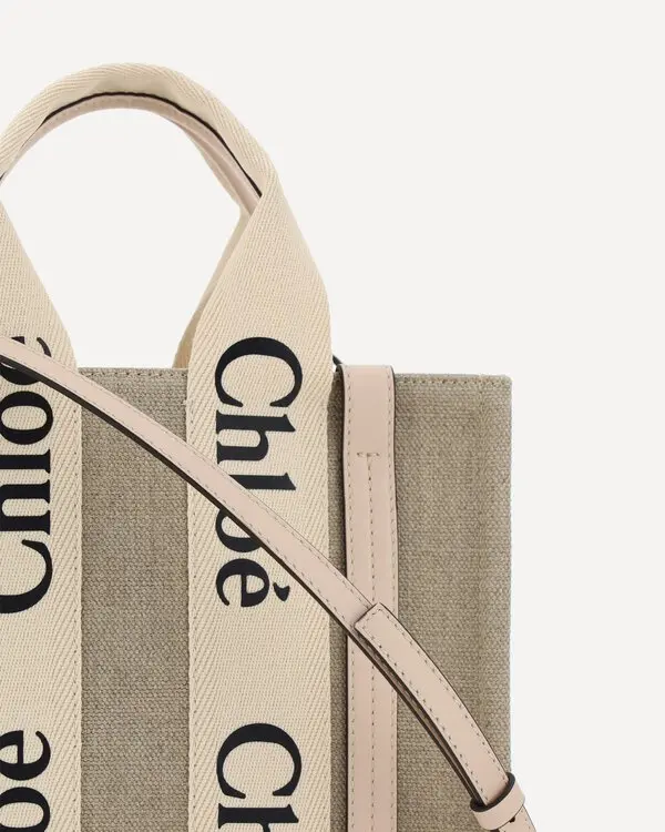 Chloé Woody Tote Bag - Brown