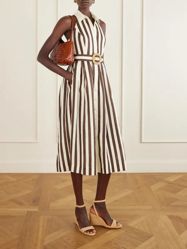 LOEFFLER RANDALL Gavi Raffia Wedge Sandals