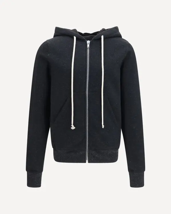 Rick Owens Jaon Hooded Weathirt - Black