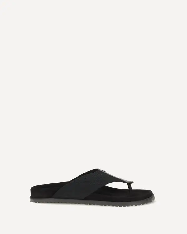 Dolce & Gabbana Logo Thong Sandals