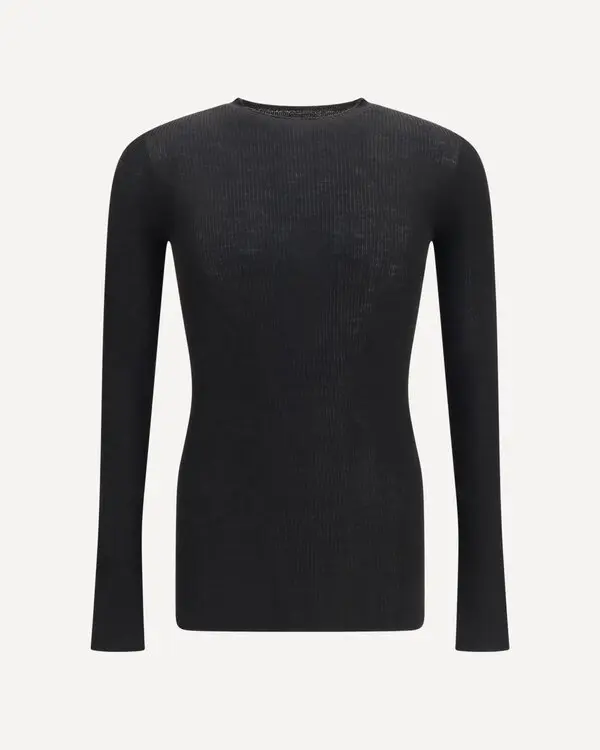 Rick Owens Sli Ribbed Long-sleeve Sweater Ale
