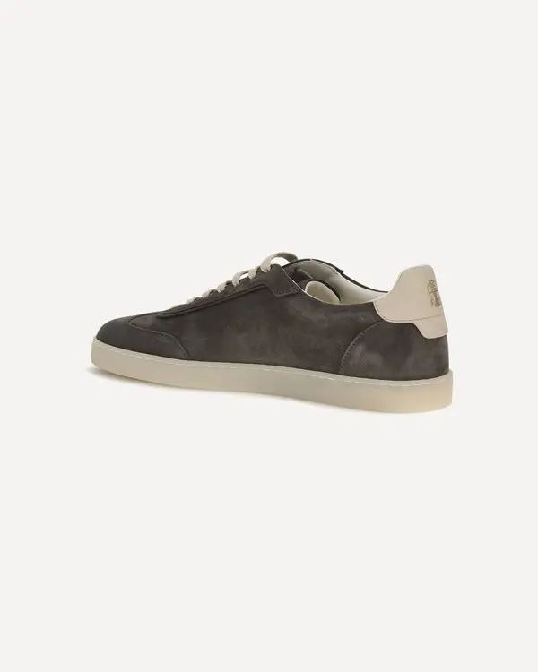 Brunello Cucinelli Suede Lace-up Sneakers - Grey