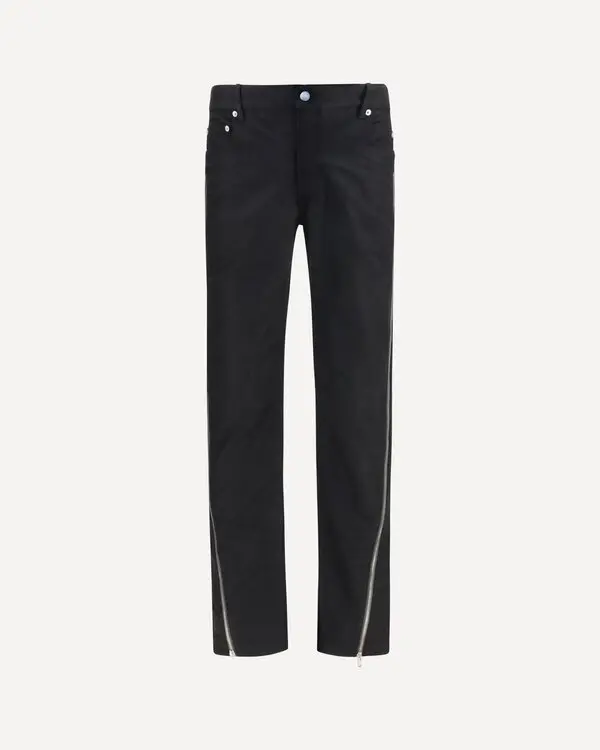 Rick Owens Vega Jeans With Side Zip