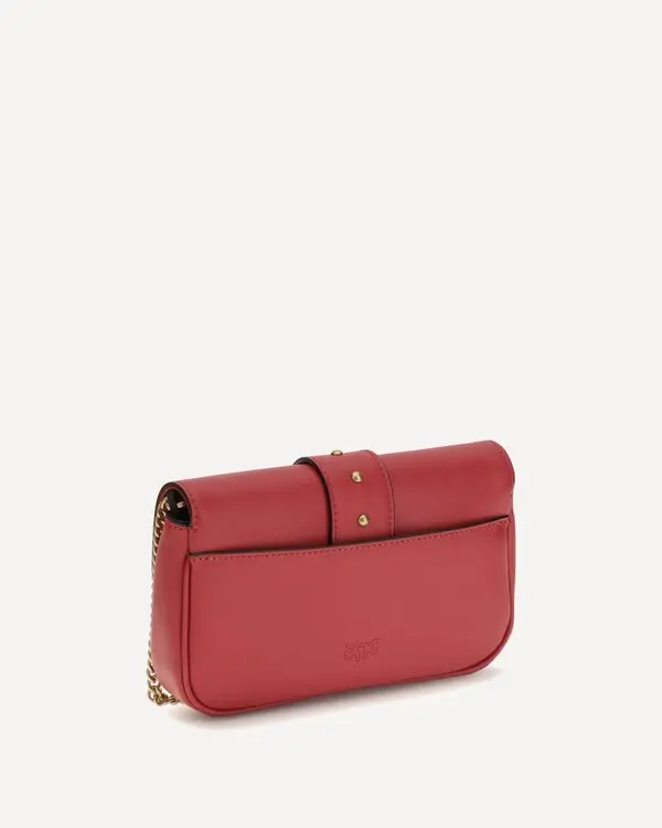 Pinko Love One Leather Shoulder Bag