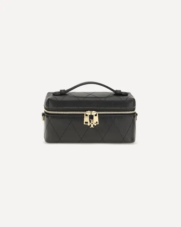 Tory Burch Charlie Beauty Case - Black