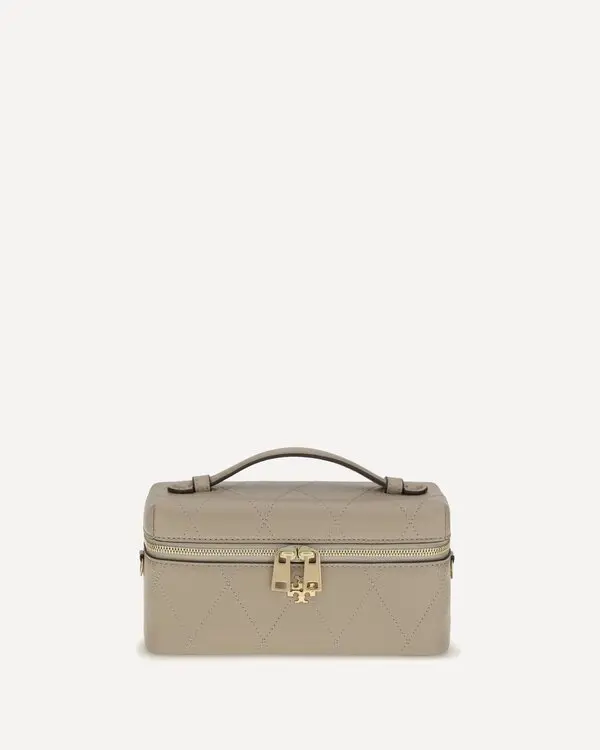 Tory Burch Charlie Beauty Case - Grey