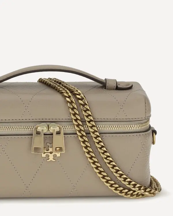 Tory Burch Charlie Beauty Case - Grey