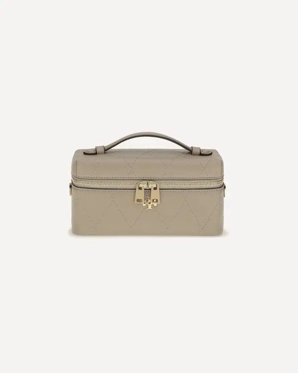 Tory Burch Charlie Beauty Case - Grey