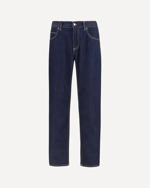 Dolce & Gabbana Multicolour Denim Pants - Blue