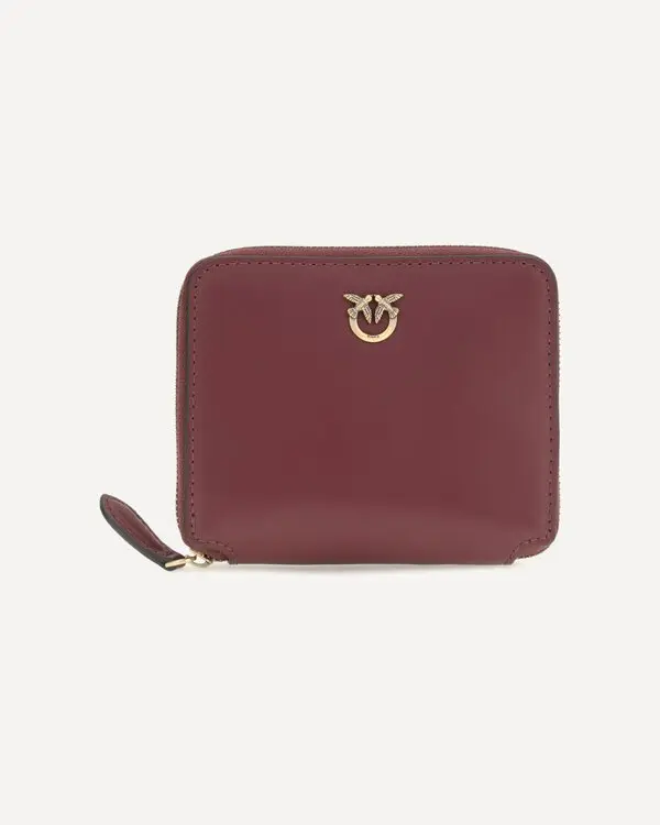 Pinko Leather Zip-around Wallet