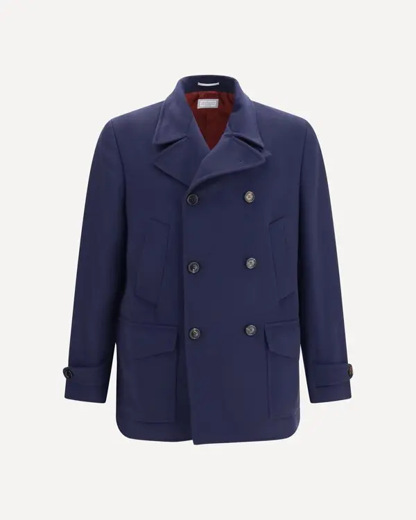 Brunello Cucinelli Double-breasted Wool Coat