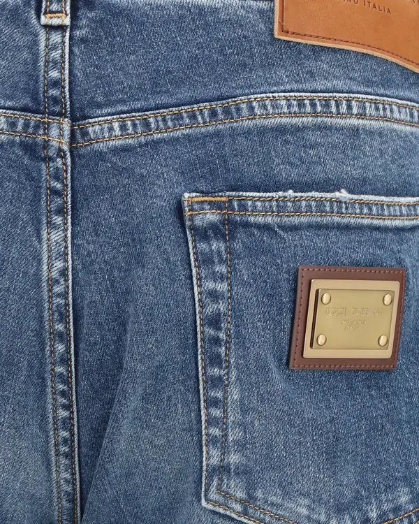 Dolce & Gabbana Straight-leg Denim Jeans
