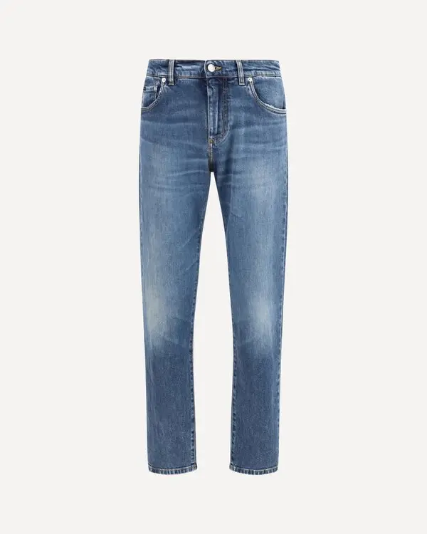 Dolce & Gabbana Straight-leg Denim Jeans - Blue