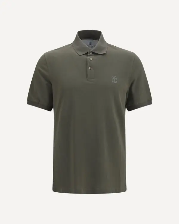 Brunello Cucinelli Cotton Polo - Green