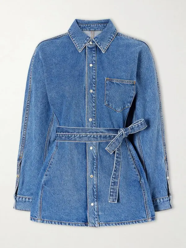 Ossou Cinch Denim Shirt