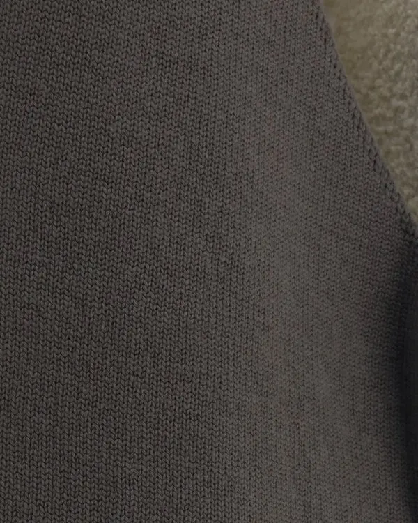 Rick Owens Long Wool And Shearling Vest
