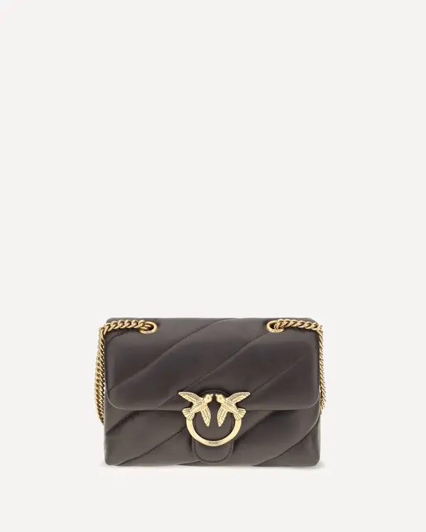 Pinko Love Mini Puff Shoulder Bag - Brown