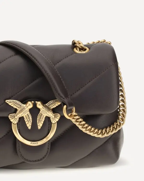 Pinko Love Mini Puff Shoulder Bag - Brown