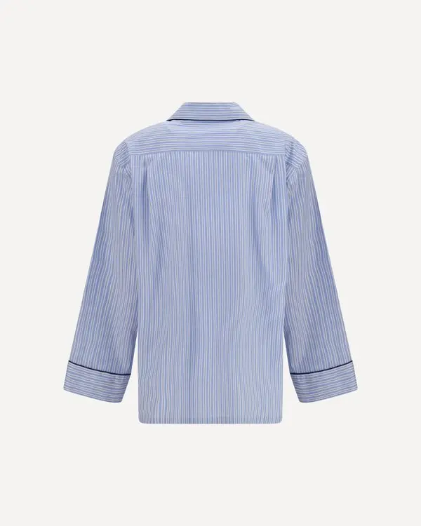 Dolce & Gabbana Embroidered Cotton-blend Striped Shirt