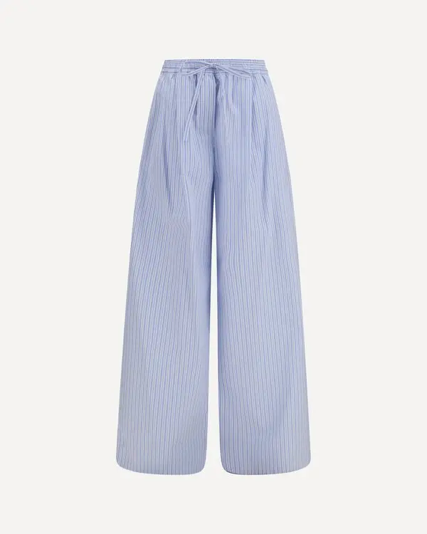 Dolce & Gabbana Striped Poplin Pants