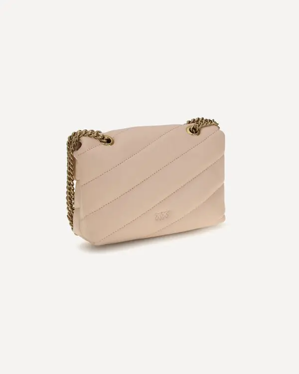 Pinko Love Baby Quilted Leather Shoulder Bag