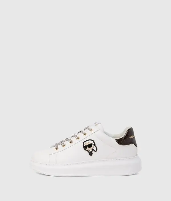 Karl Lagerfeld Ikon Nft Kapri Sneakers - White Brown